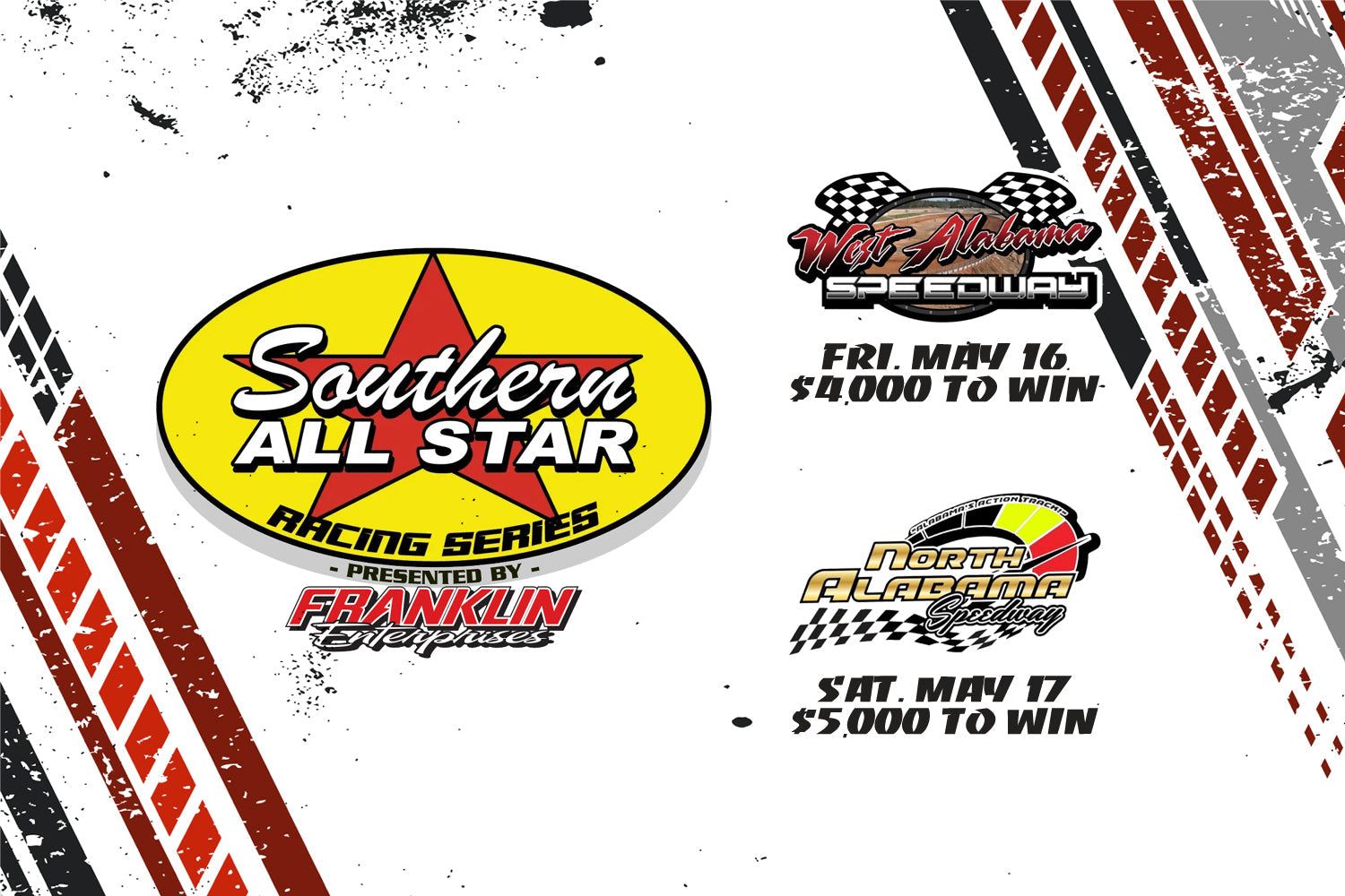Southern All Star Dirt Racing Series Invades State of Alabama for Doub